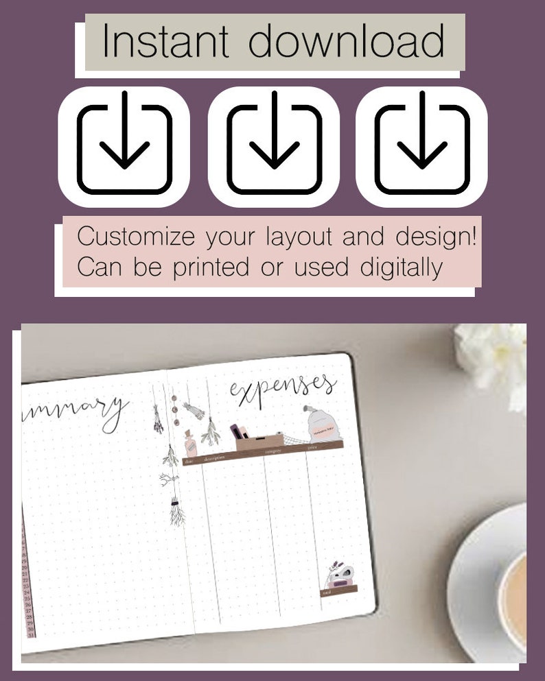 Spooky Theme Printable Sticker Sheet, Digital and Printable Stickers ...