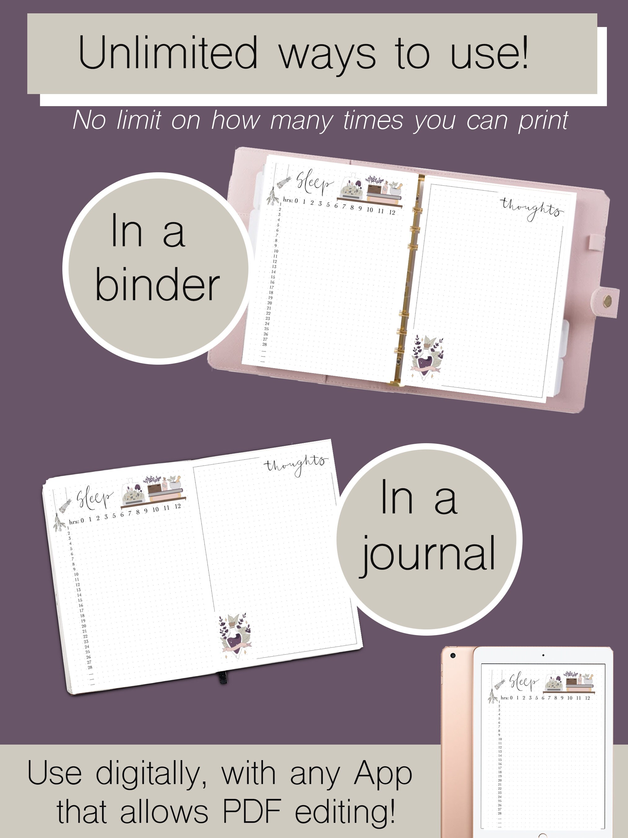 Bullet Point Journal Set With a Spooky Theme Printable - Etsy