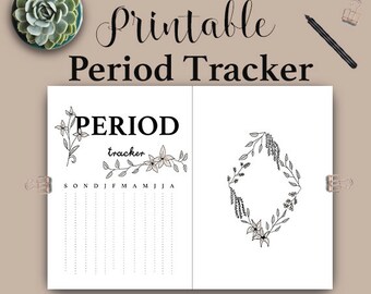 Bujo Period Tracker - Etsy
