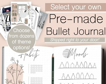 Premade Bullet Journal - Etsy