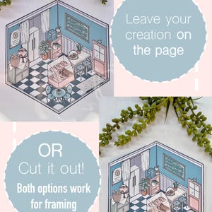 Isometric Room Stickers, Iso Bakery Designer, Interior Design Sticker ...