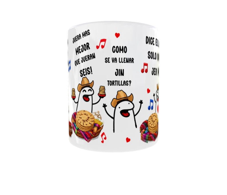 Flork Mug- Cuantas Tortillas Se Come Usted Taza Flork - Etsy UK