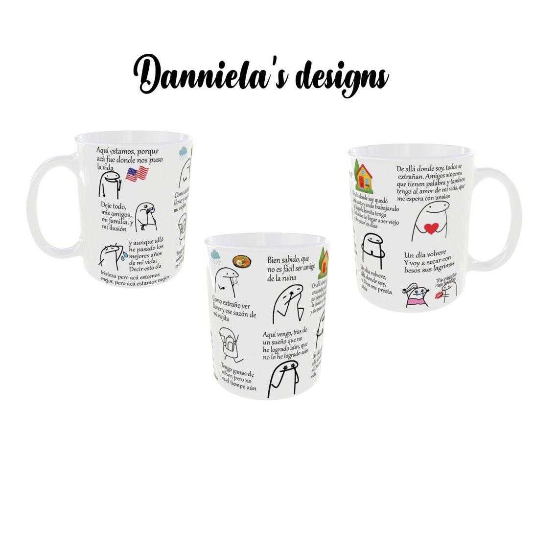 Flork Mug/ Aca Estamosporque Aca Fue Donde Nos Puso La Vida/ La Casita ...