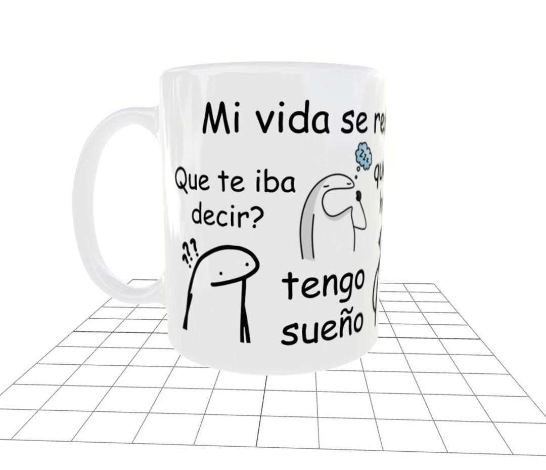 Flork Mug/mi Vida Se Resume En 5 Frases Taza Flork - Etsy