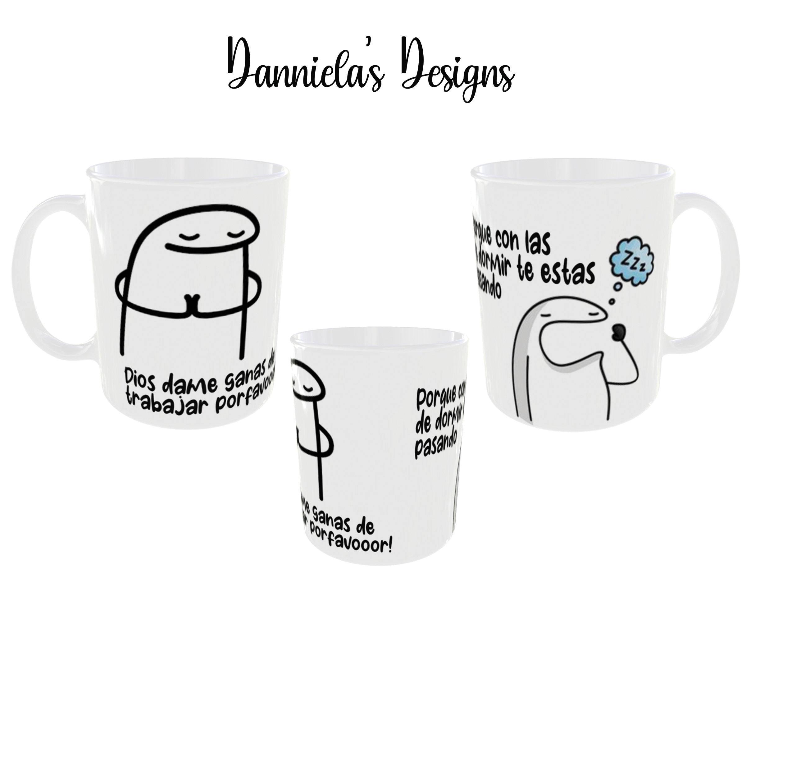 Flork Mug/ Dios Dame Ganas De Trabajar Porfavor - Etsy Norway