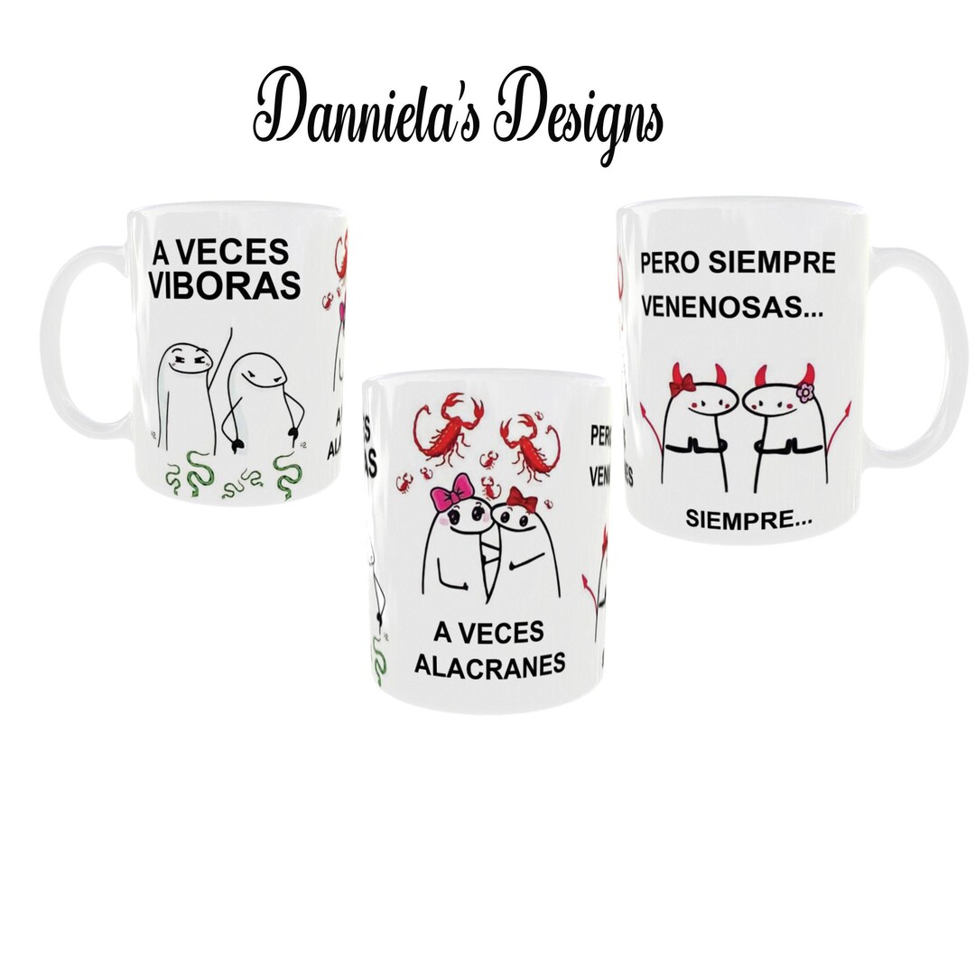 Flork Mug/ Taza Viboras - Etsy