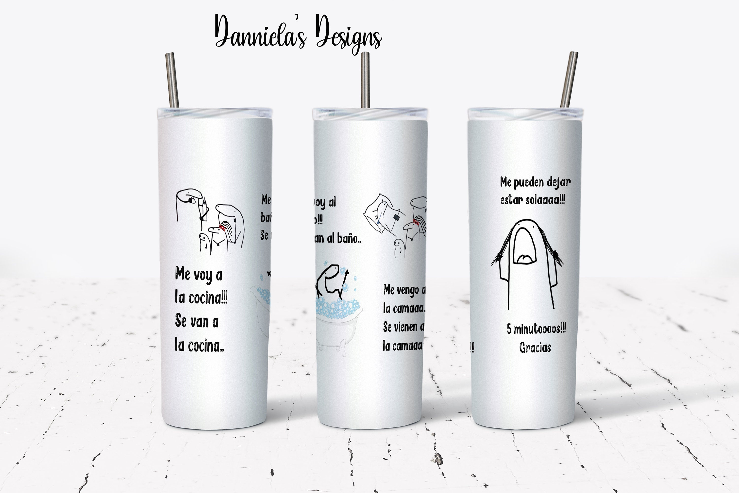 Flork Tumbler/ Me Voy a La Cocina Tumbler Vaso De Flork - Etsy