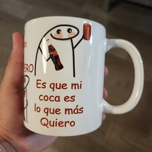 Flork Mug/flork Tomando Coca Taza - Etsy