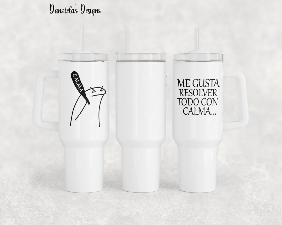 Vaso Flork/ Vaso Calma- Vaso De Flork/ Vaso De 40 Oz/ Me Gusta Resolver ...