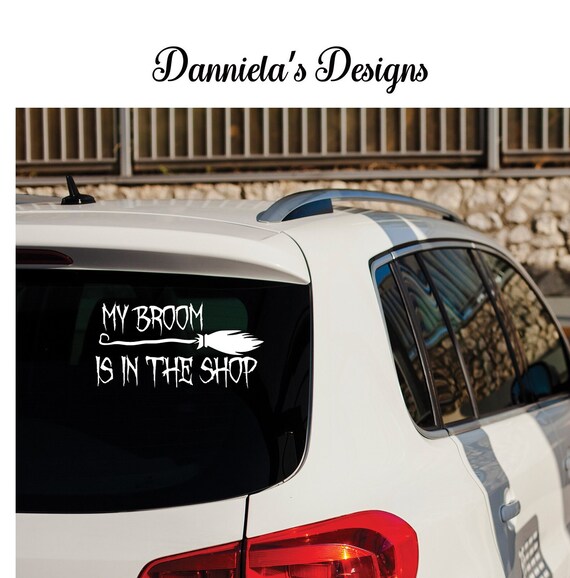 Bruja Car Decal/ Broom Car Decal - Etsy