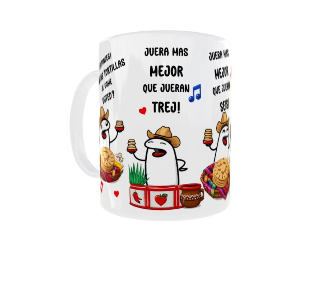 Flork Mug- Cuantas Tortillas Se Come Usted Taza Flork - Etsy UK