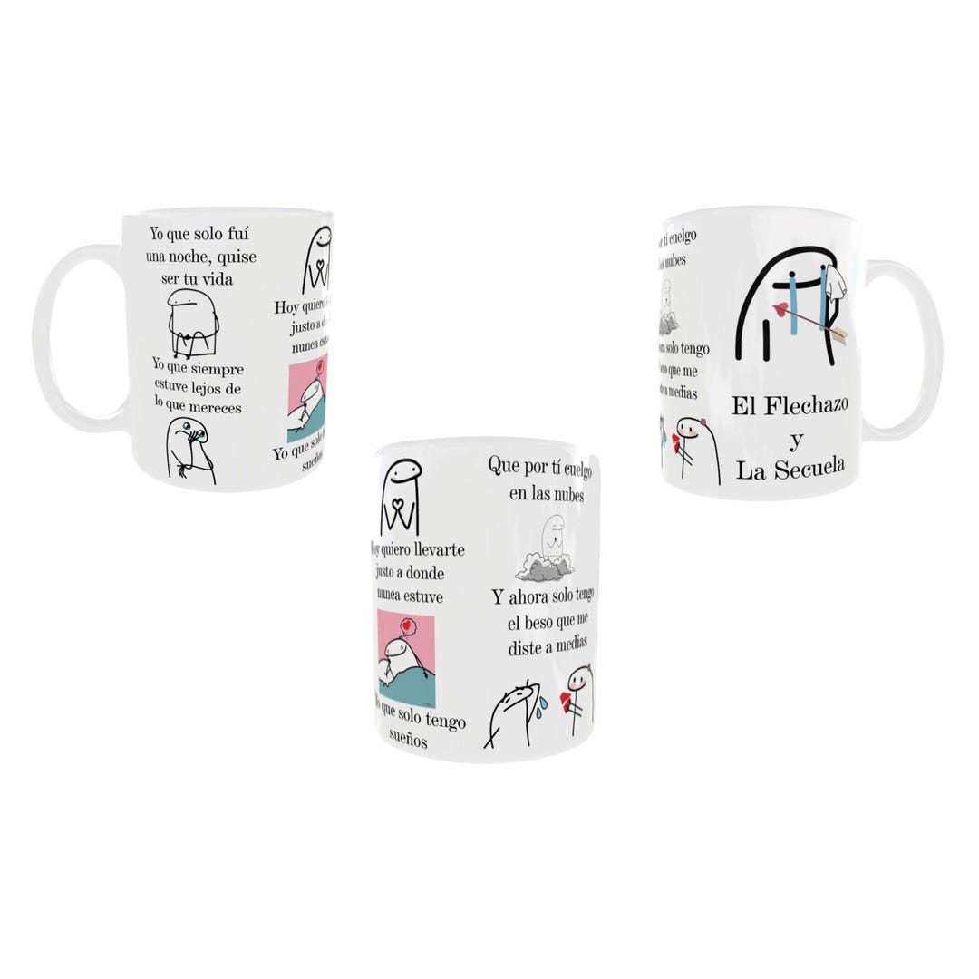 Flork Mug/ Cancion En Taza, El Flechazo Y La Secuela Ricardo Arjona - Etsy