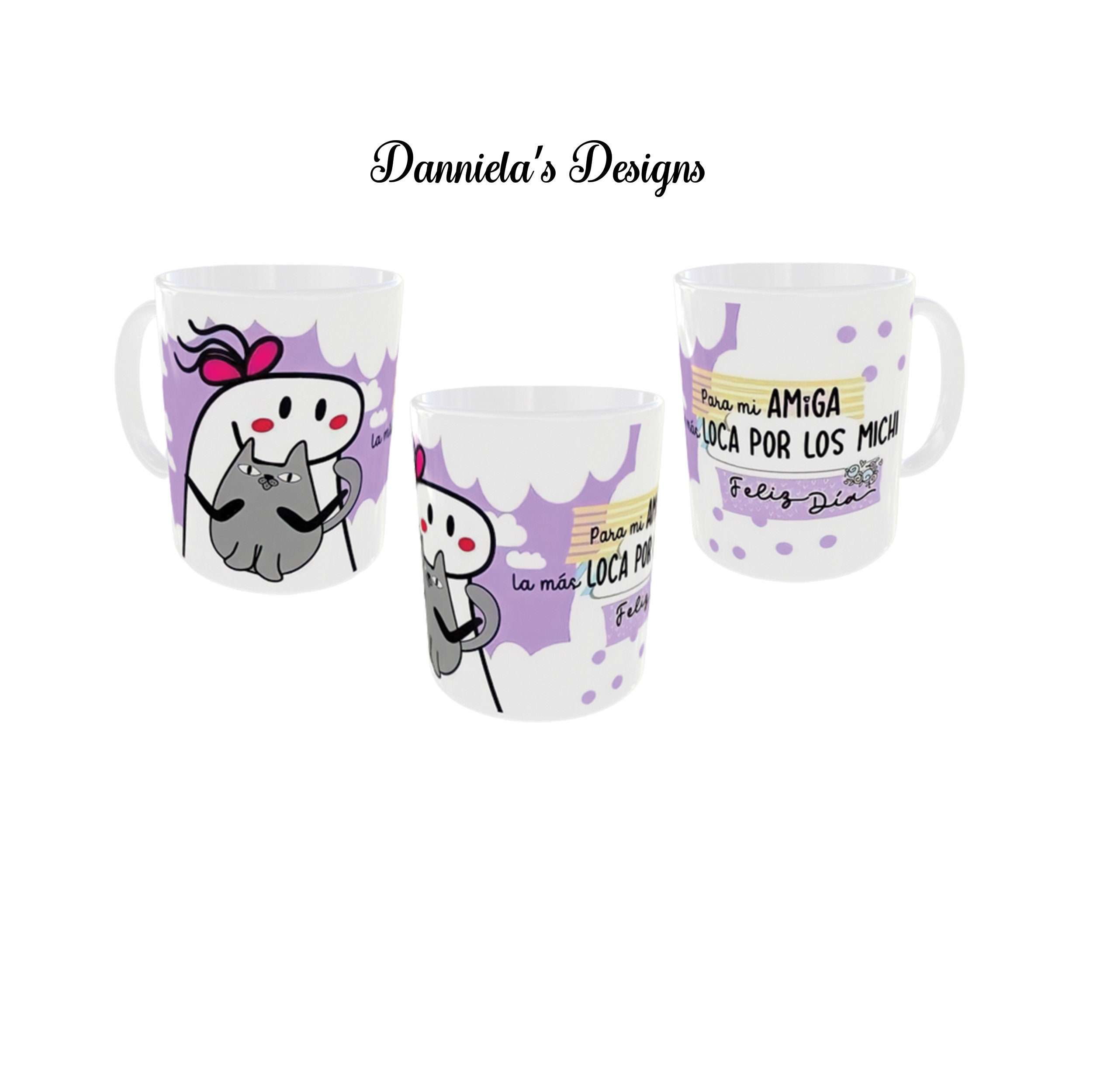 Flork Mug- La Loca De Los Michis Taza - Etsy