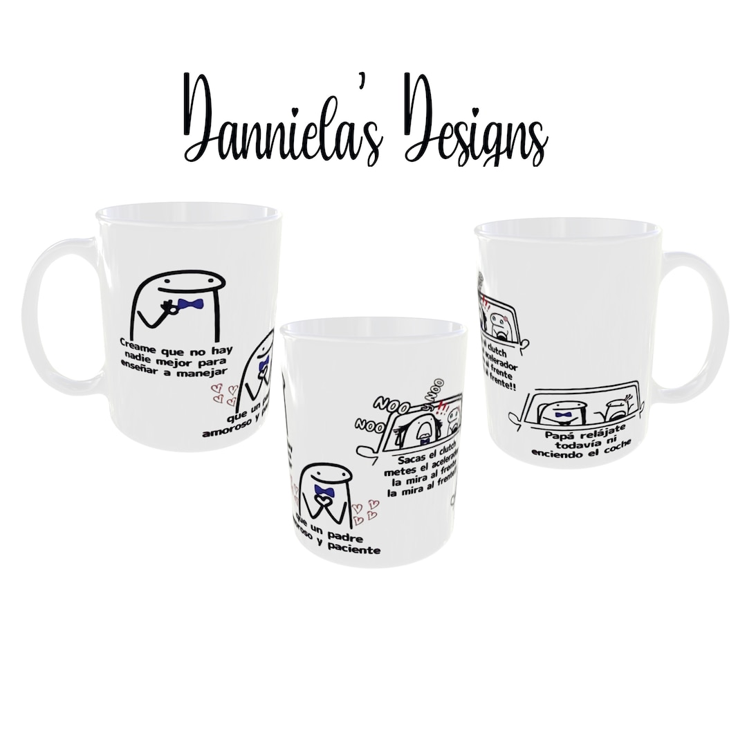 Flork Mug/ Familia peluche enseñar a manejar - Etsy México