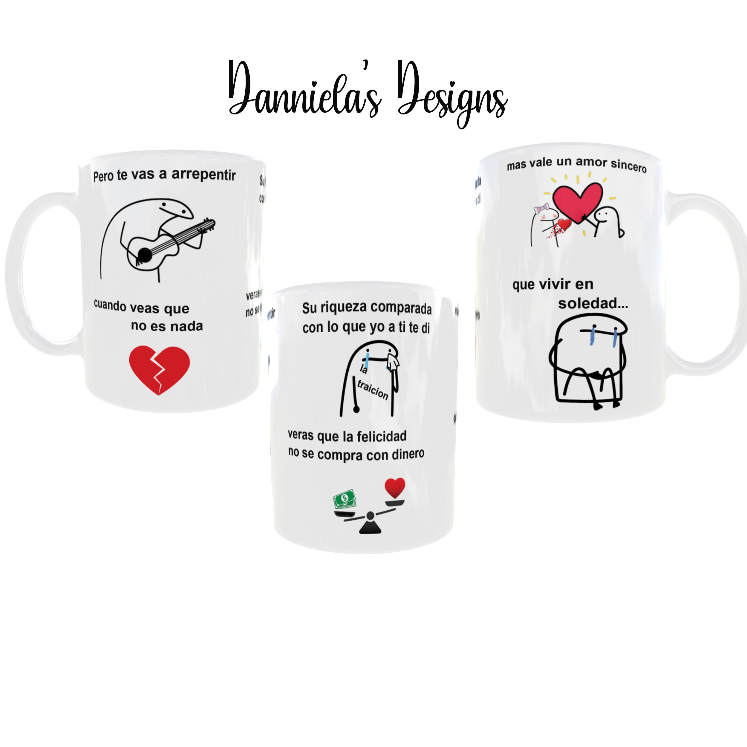 Flork Mug/ Pero Te Vas a Arrepentir Taza Marco Antonio Solis Taza ...