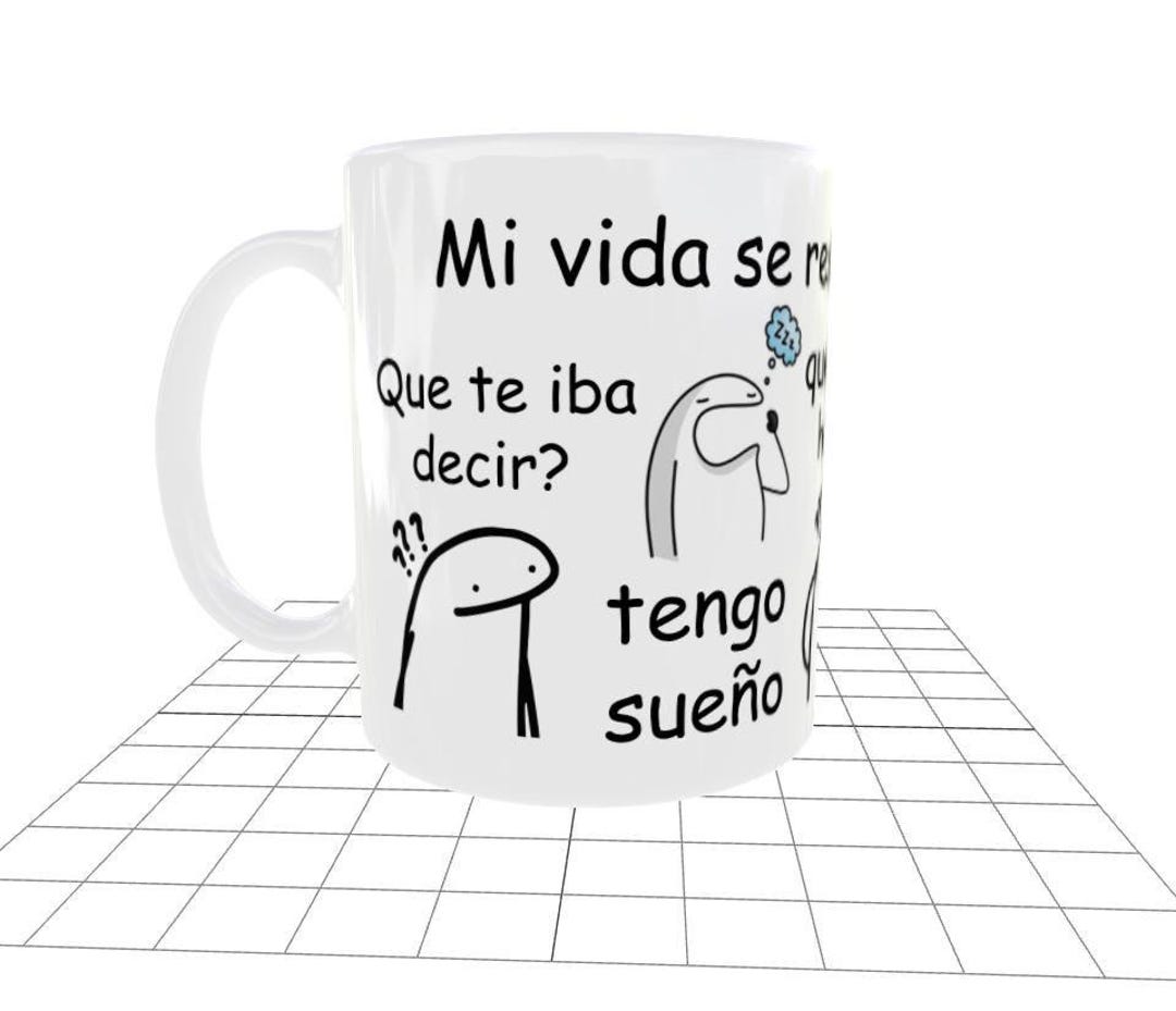 Flork Mug/mi Vida Se Resume En 5 Frases Taza Flork - Etsy