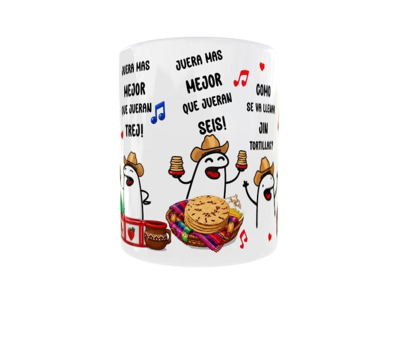 Flork Mug- Cuantas Tortillas Se Come Usted Taza Flork - Etsy UK