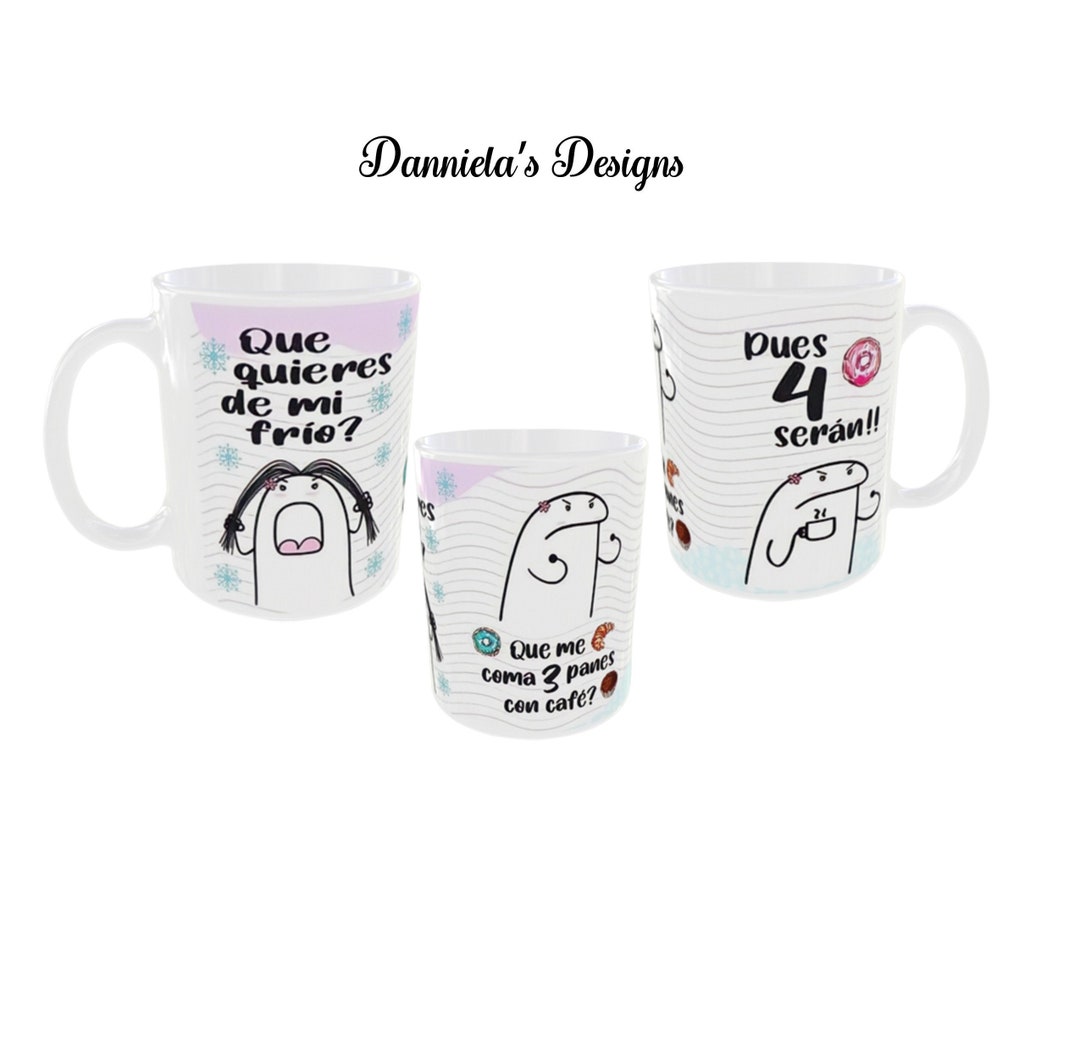 Flork Mug/ Winter Mug Girl Design - Etsy