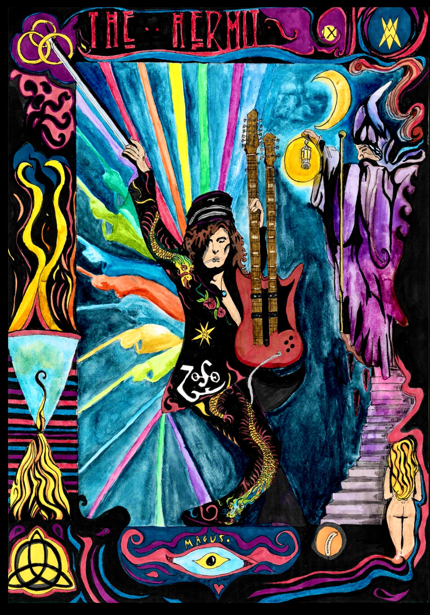 The Hermit Tarot Led Zeppelin