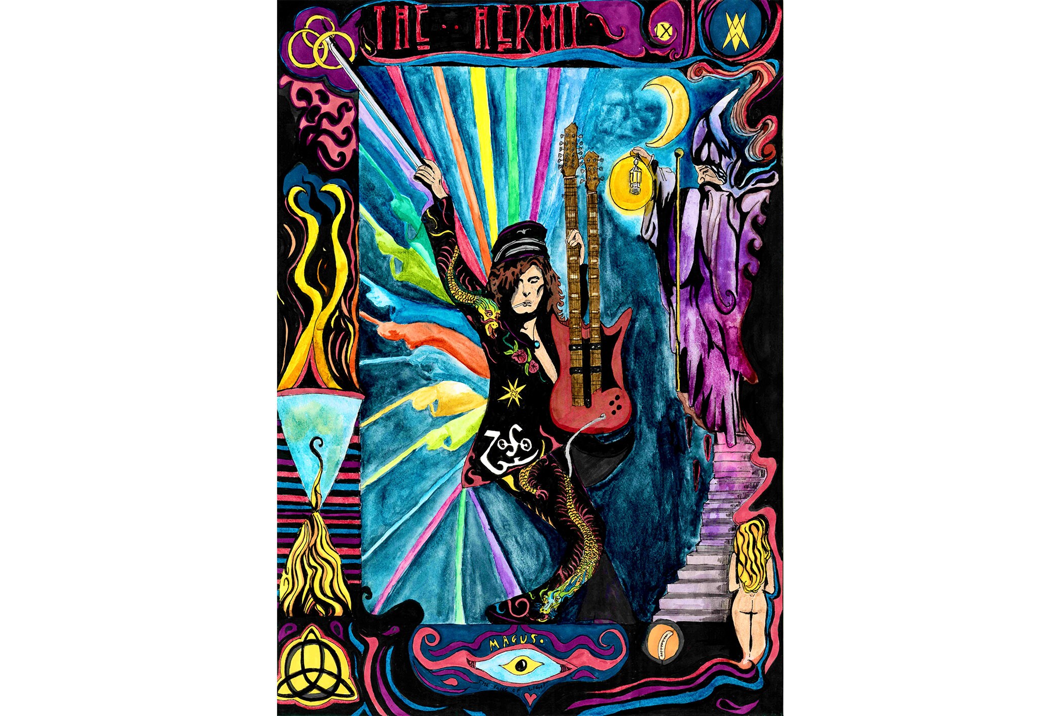 The Hermit Tarot Led Zeppelin