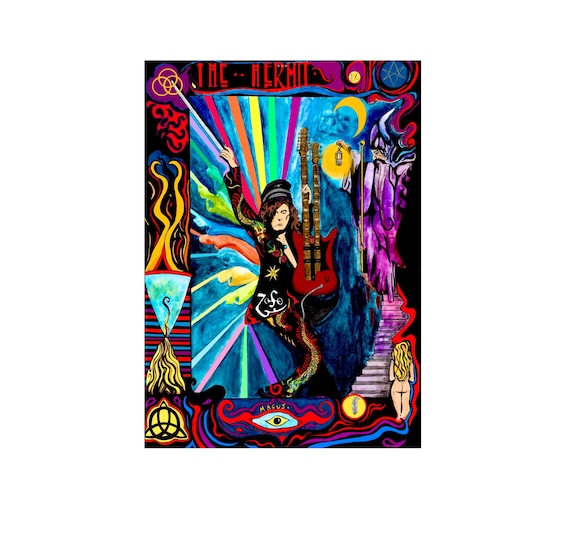The Hermit Tarot Led Zeppelin