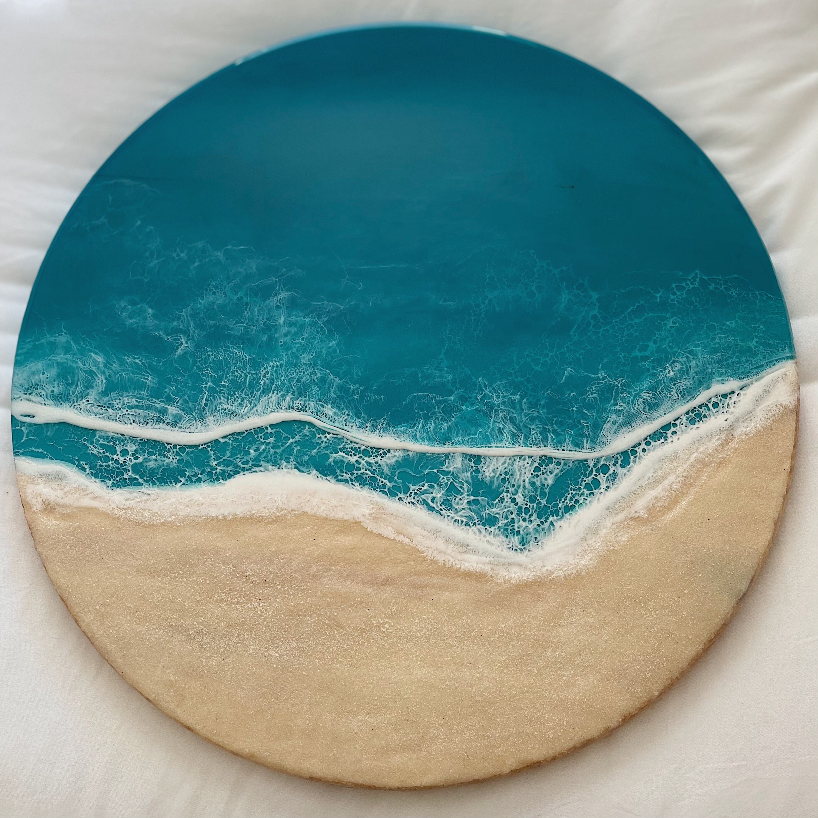 Summer Waves || Resin Beach Art - Etsy