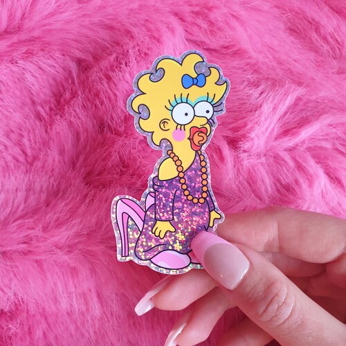 The Simpsons Vinyl Sticker Mr Sparkle Homer Simpson - Etsy