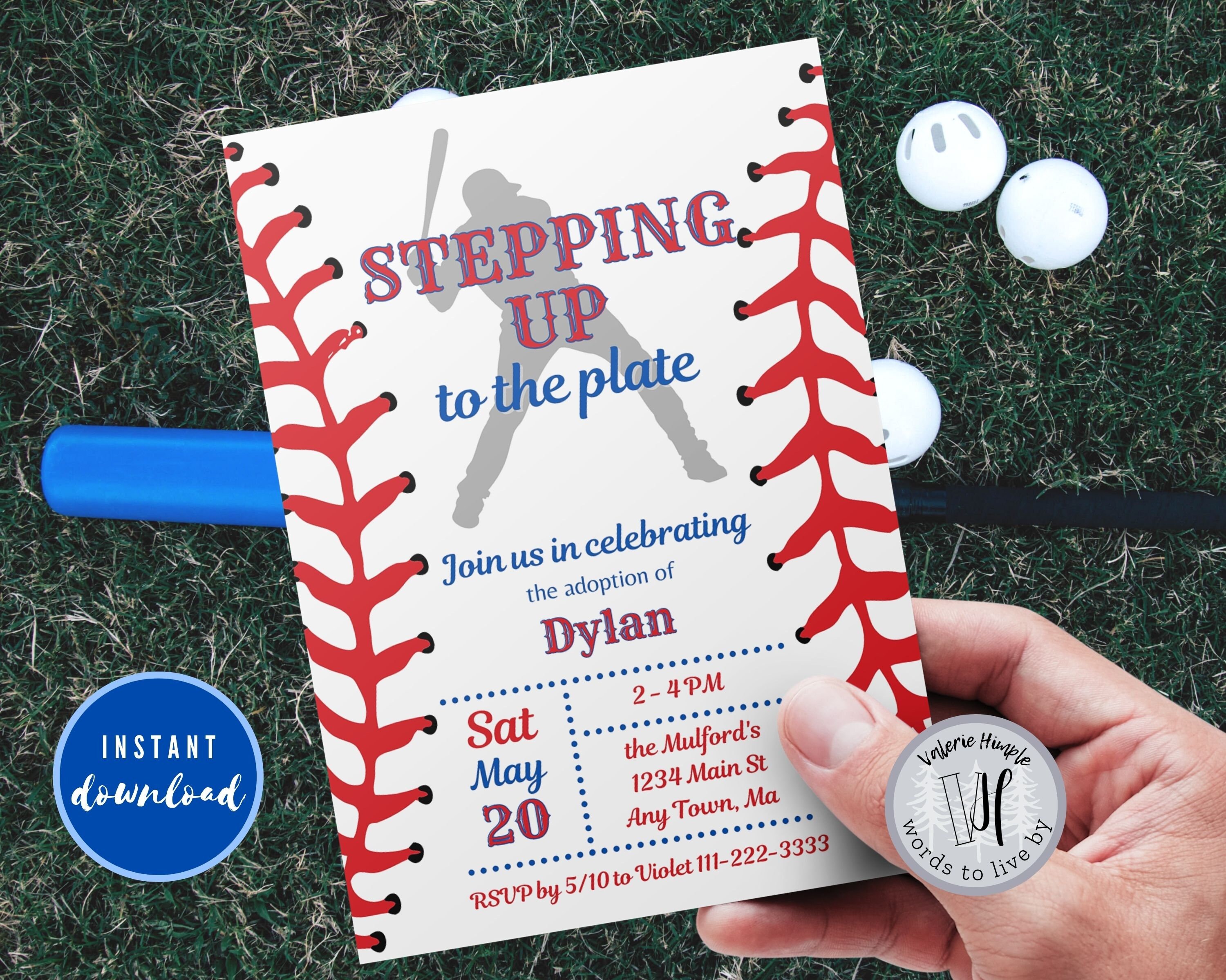 Stepping up to the Plate Baseball Stepparent - Etsy