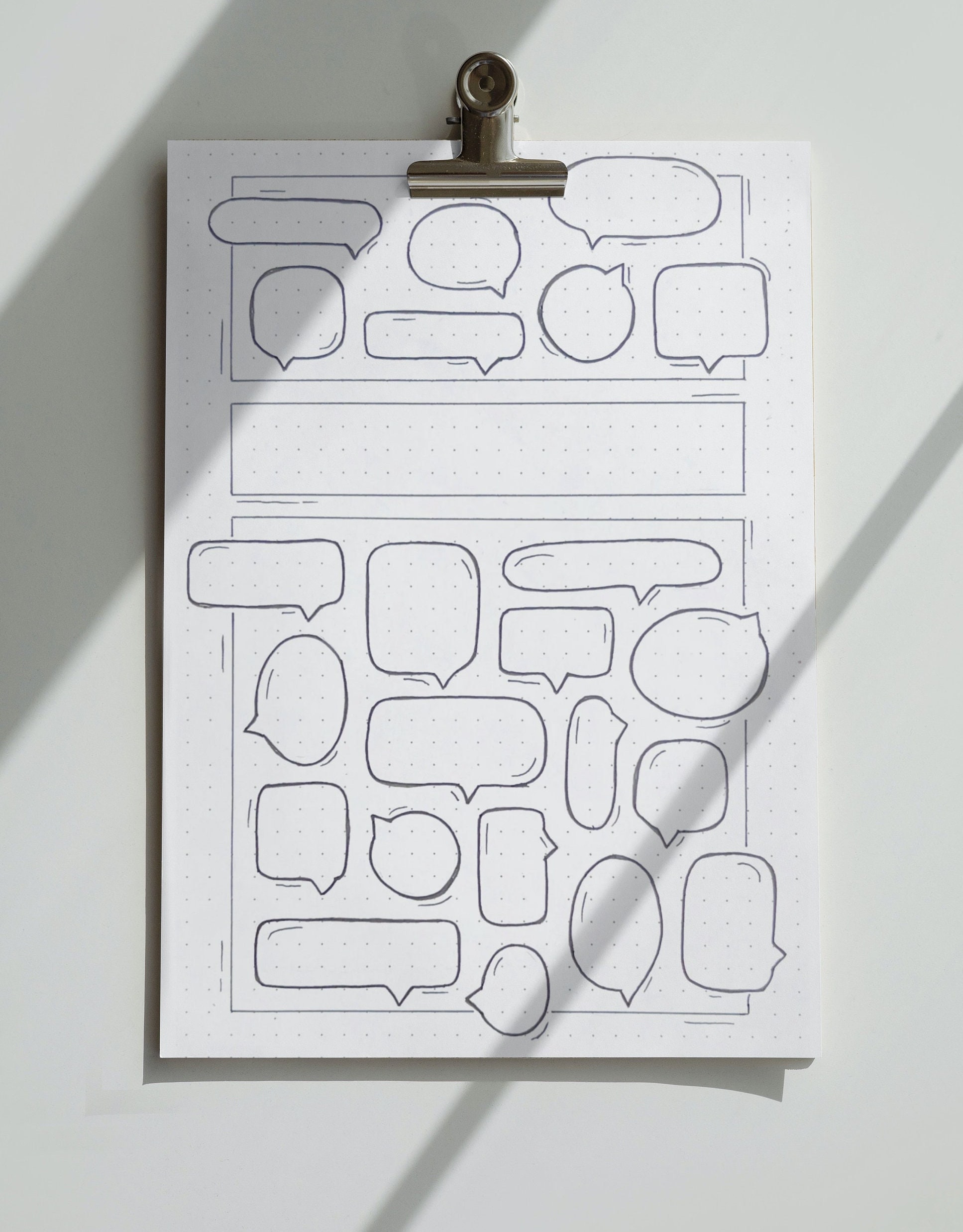 Word Bubble Bullet Journal Template | Quote Journal Page | Printable ...