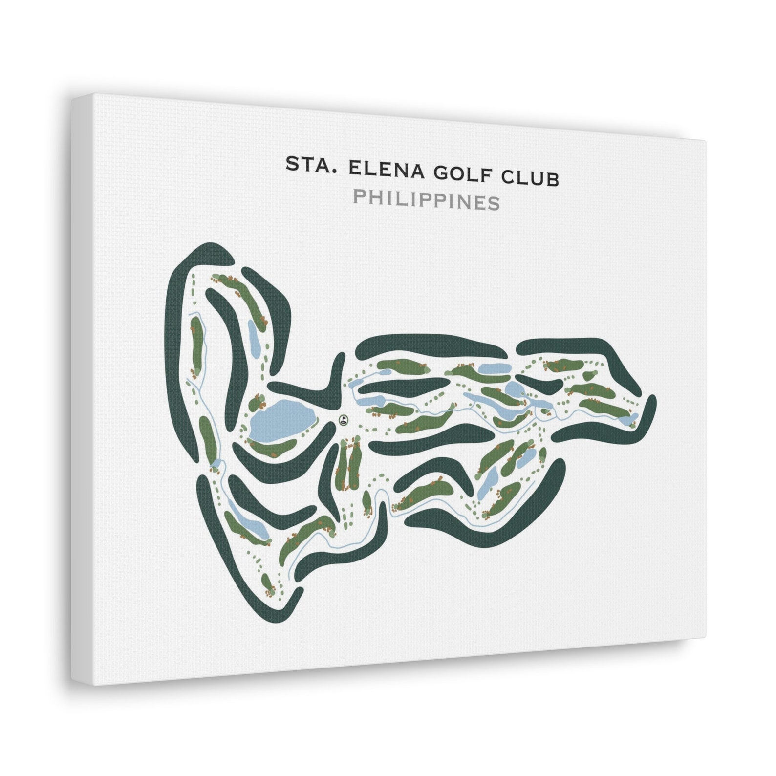 Sta. Elena Golf Club, Philippines | Golf Course Map, Decor, Golfer Gift ...