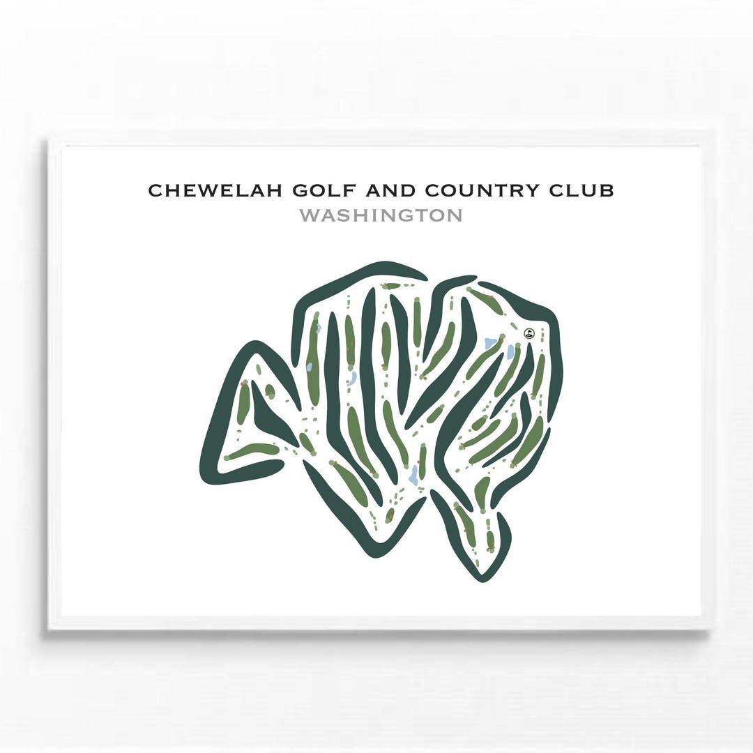 Chewelah Golf & Country Club, WA | Golf Course Map, Golf Map,golfer ...