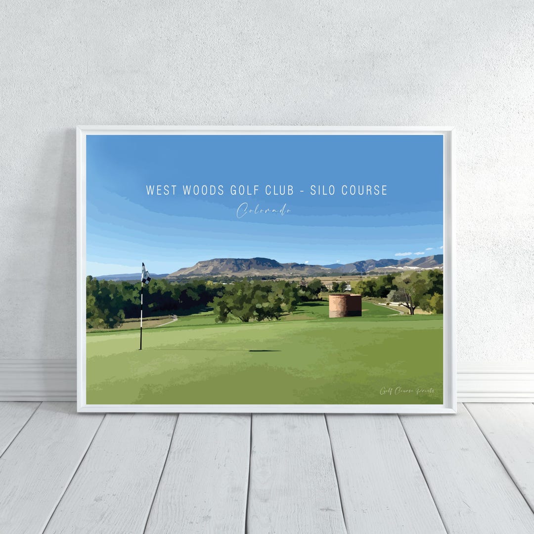 West Woods Golf Club - Silo Course, CO | Signature Hole Golf Poster ...
