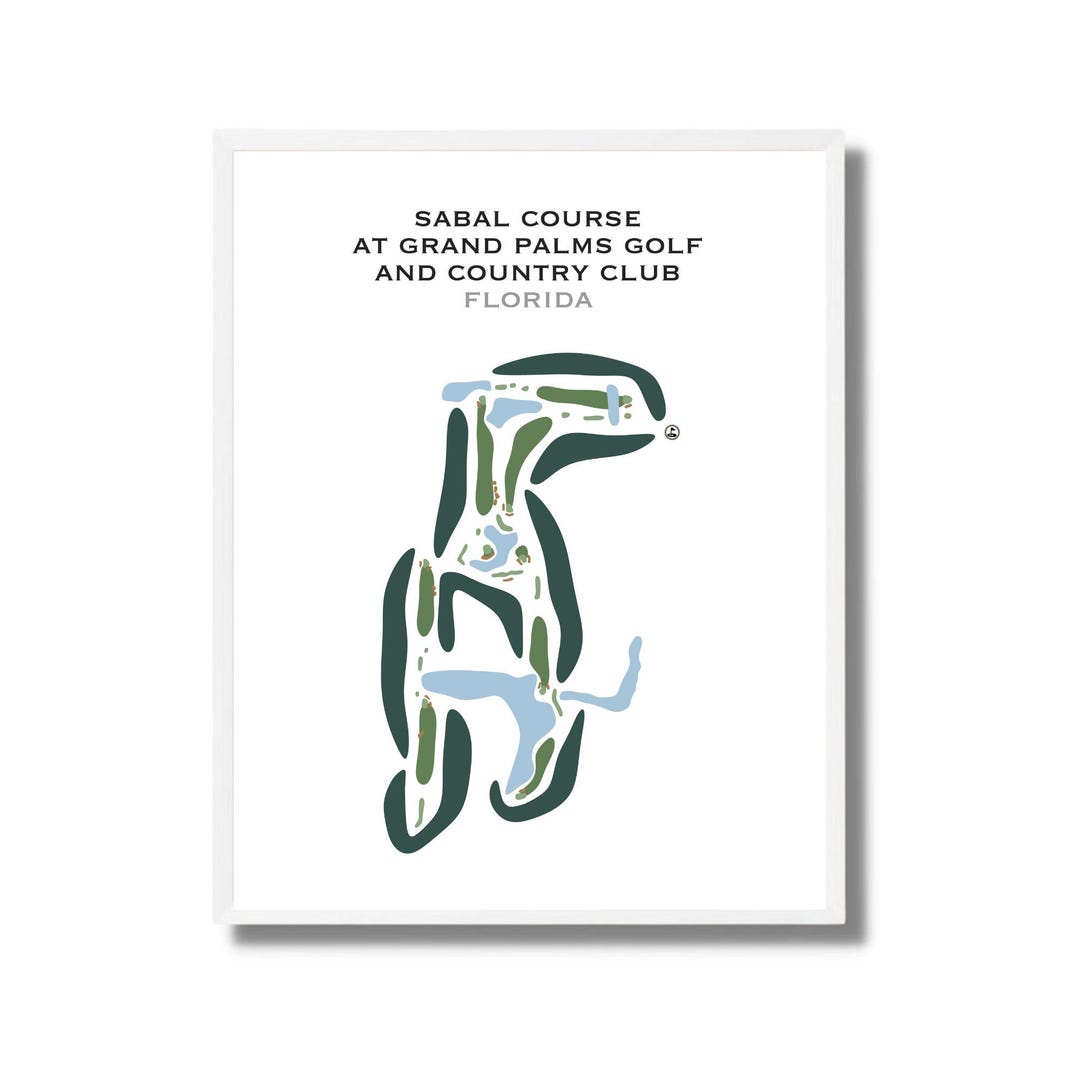 Sabal Course at Grand Palms Golf & Country Club, FL | Golf Course Map ...