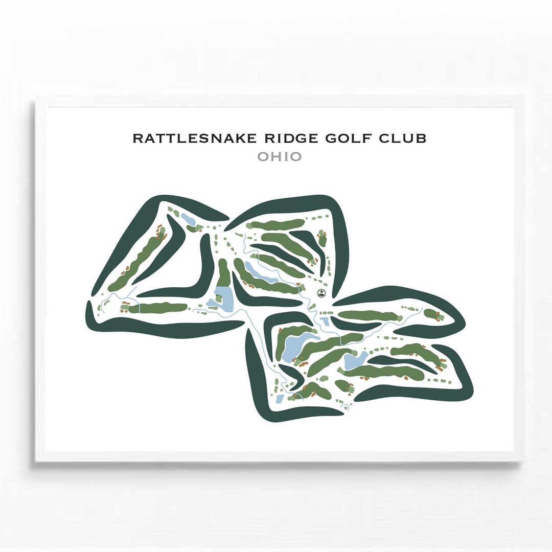 Rattlesnake Ridge Golf Club, OH | Golf Course Map, Golf Map, Golfer ...