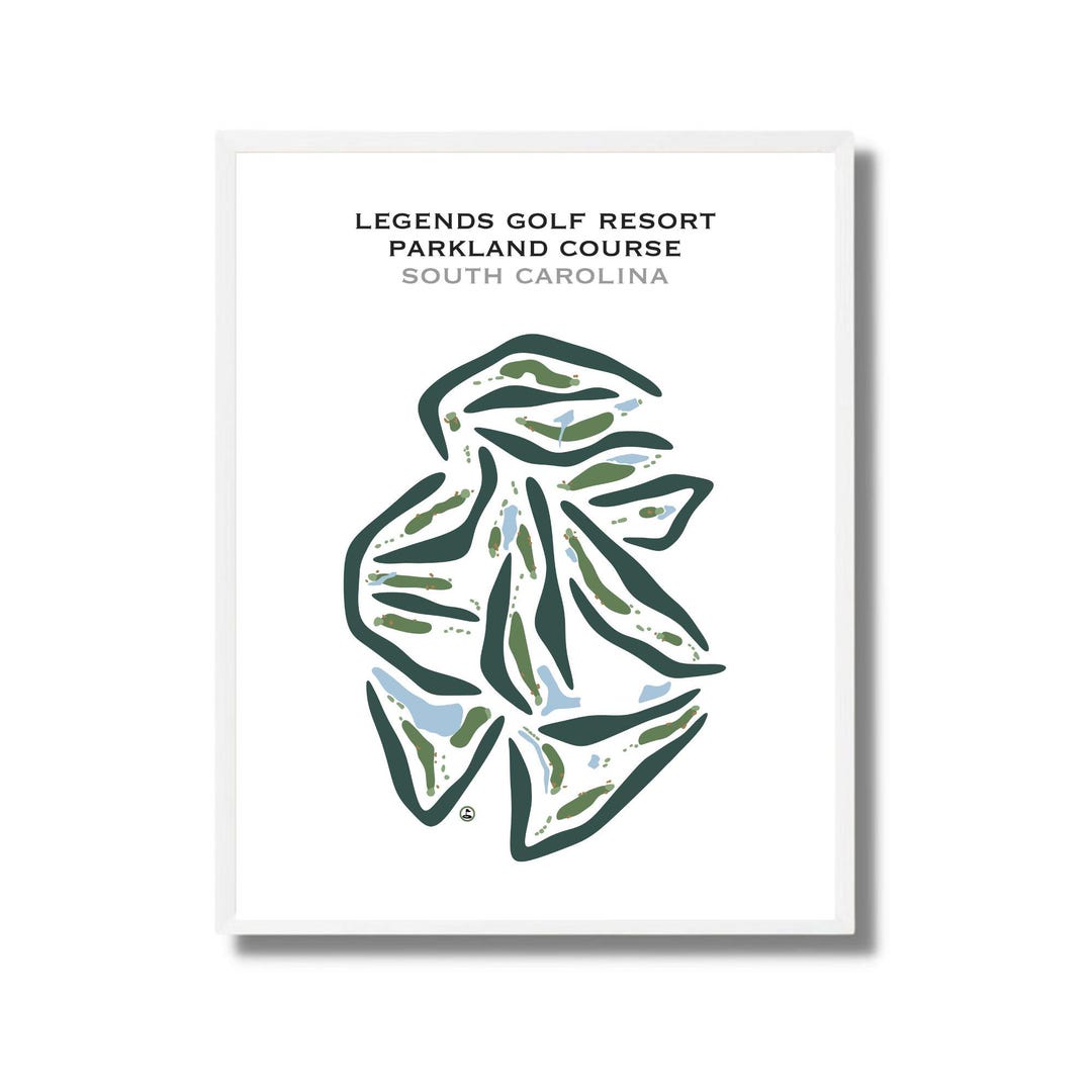 Legends Golf Resort - Parkland Course, SC | Golf Course Map, Golf Map ...