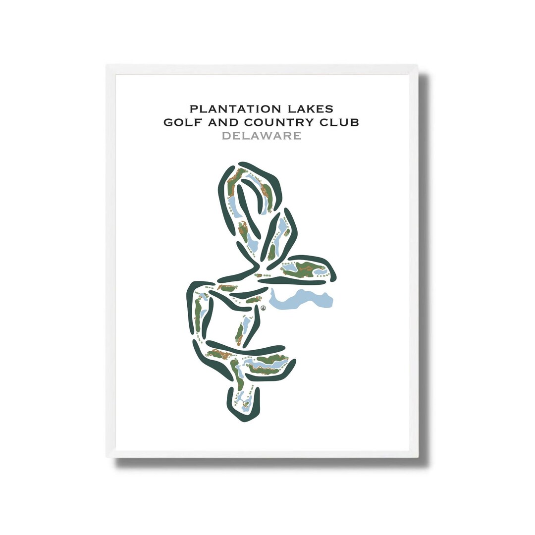 Plantation Lakes Golf & Country Club, DE | Golf Course Map, Golf Map ...