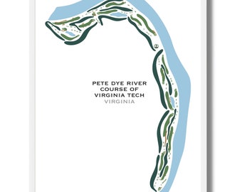 Pete Dye Golf Course - Etsy