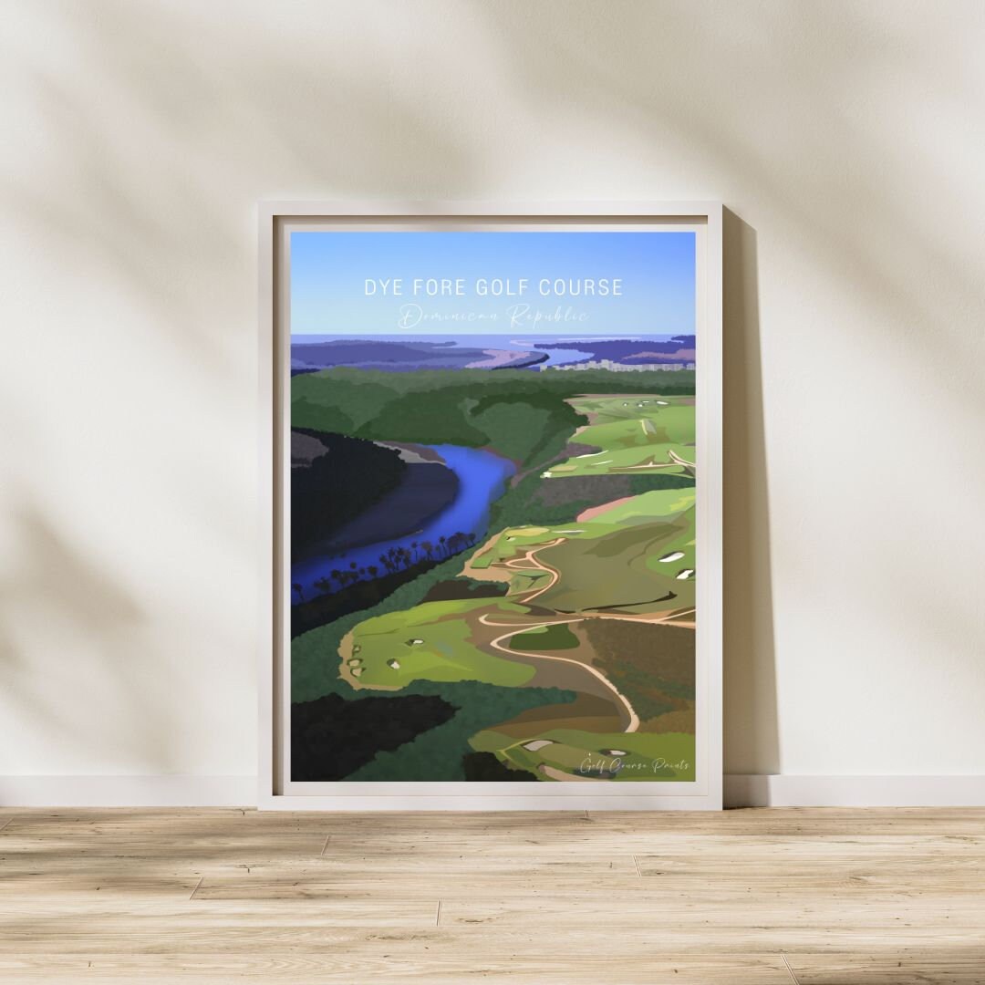 Dye Fore Golf Course, Dominican Republic | Signature Hole Golf Poster ...