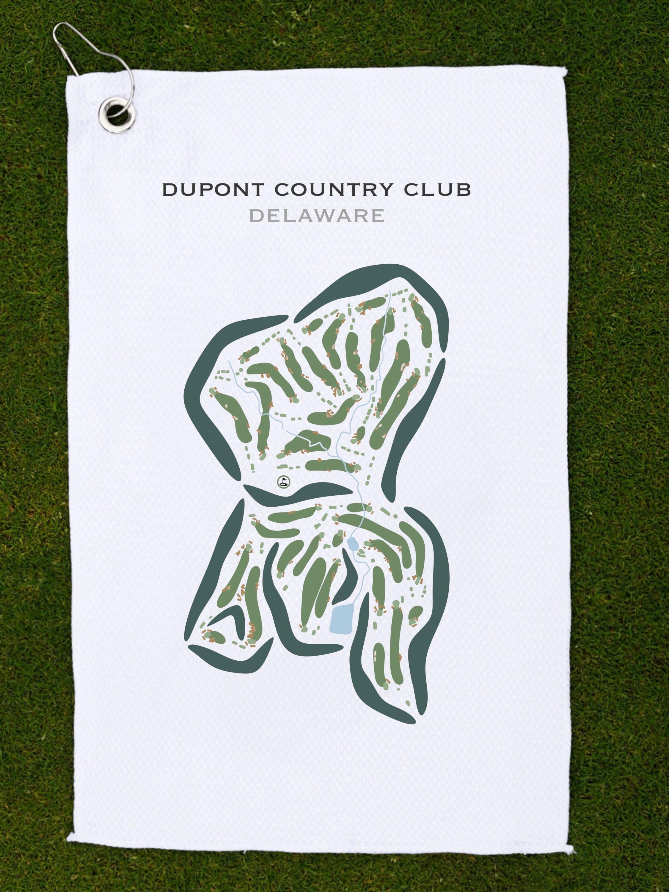 Dupont Country Club, DE | Golf Course Map, Golf Map, Golfer Gift for ...