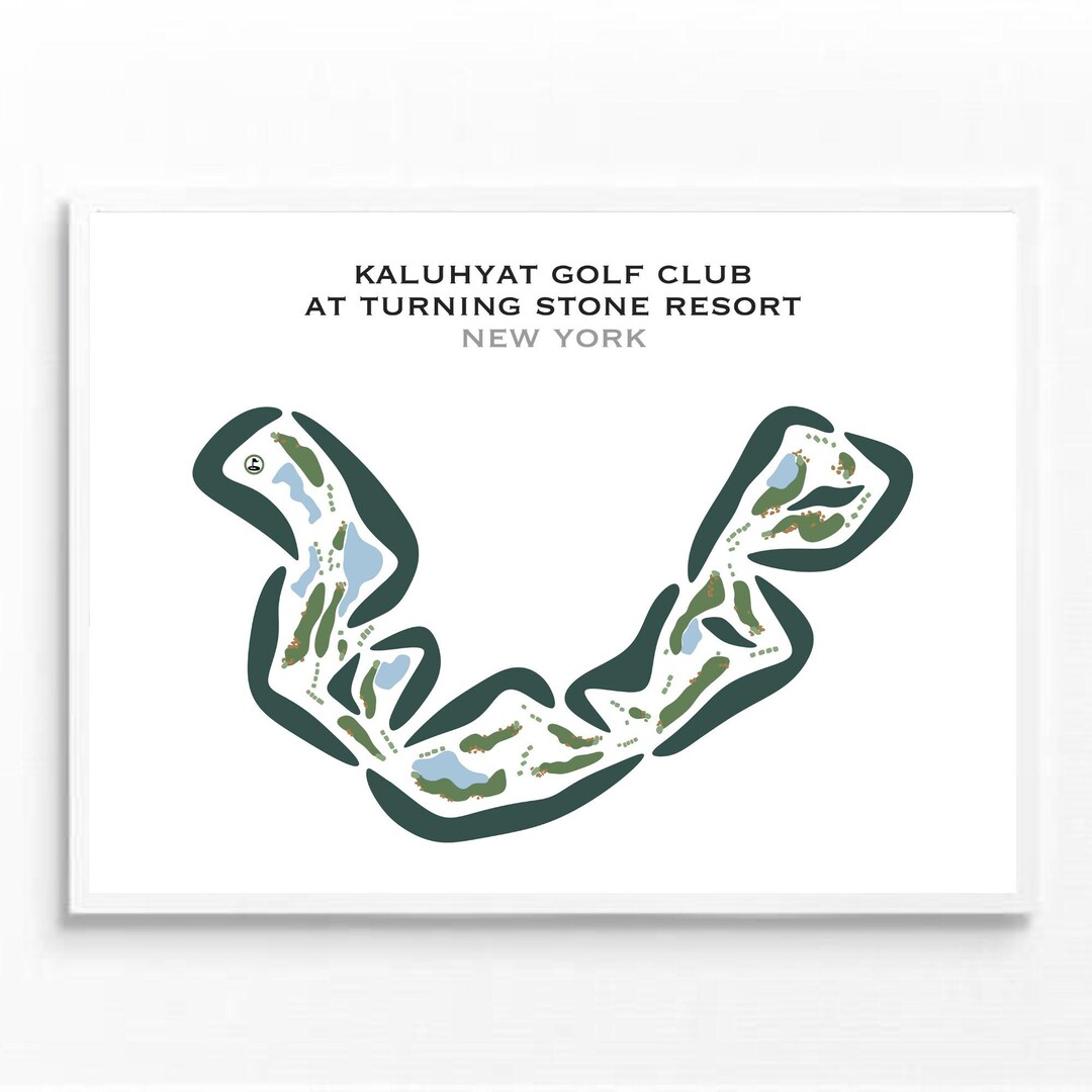 Kaluhyat Golf Club at Turning Stone Resort, NY | Golf Course Map, Golf ...