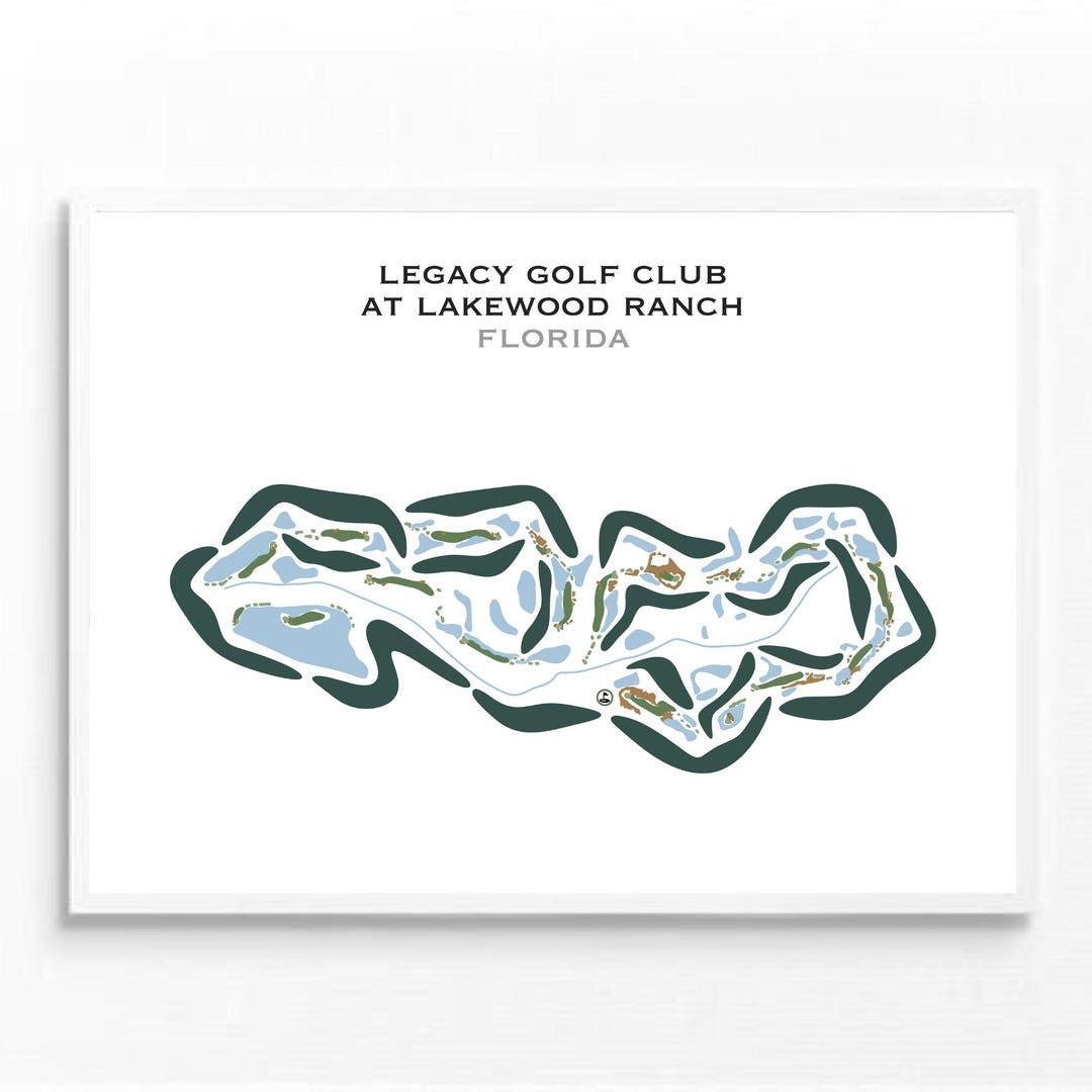 Legacy Golf Club at Lakewood Ranch, FL | Golf Course Map, Golf Map ...