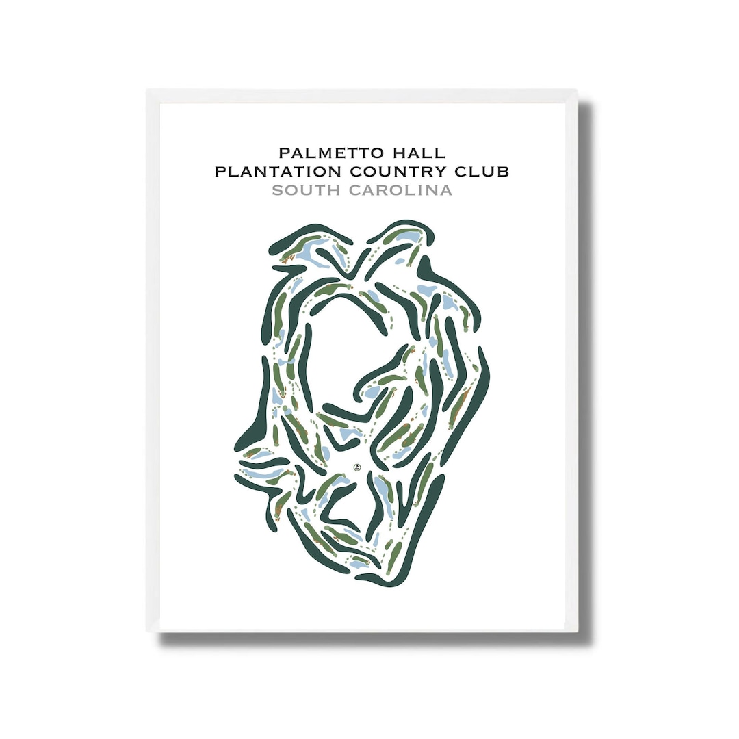 Palmetto Hall Plantation Country Club, SC | Golf Course Map, Golfer ...