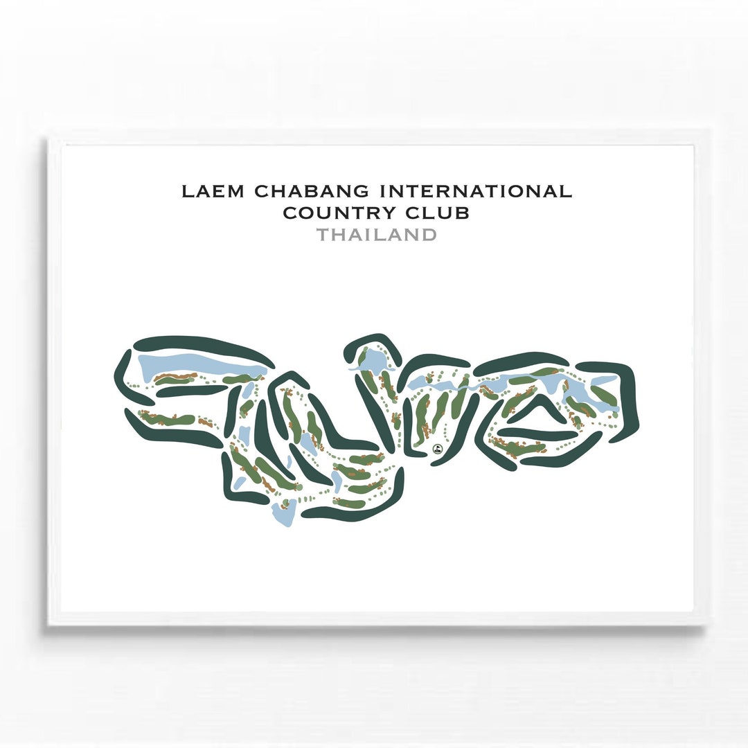 Laem Chabang International Country Club, Thailand | Golf Course Map ...