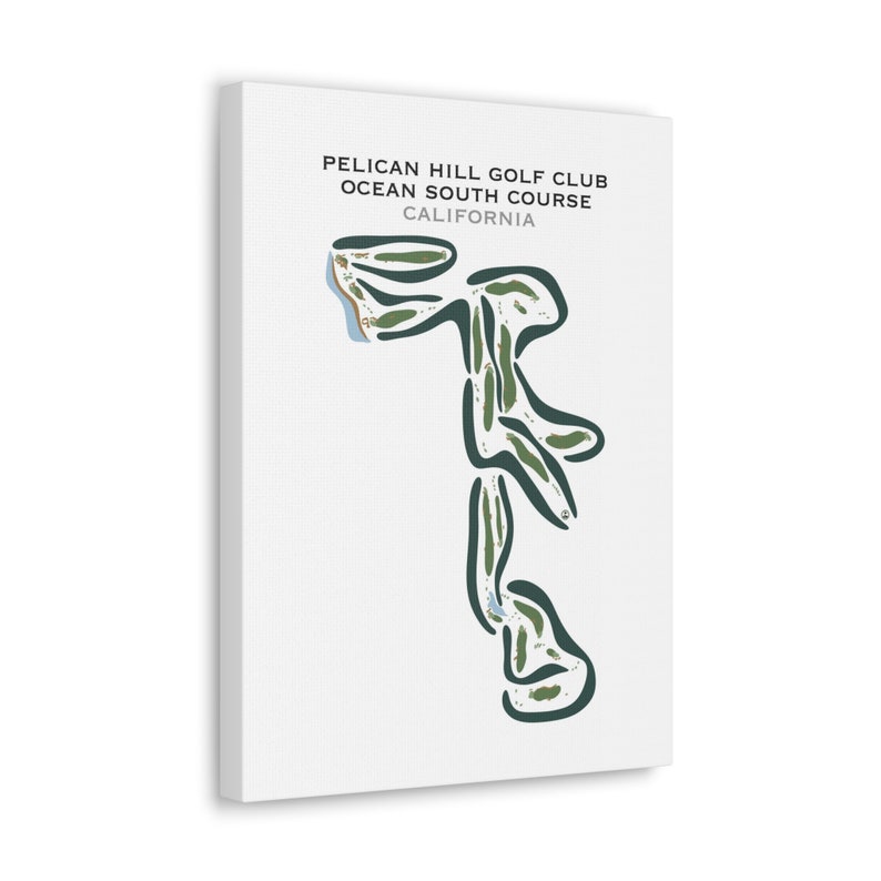 Pelican Hill Golf Club Ocean South Golf Course, CA Golf Course Map ...