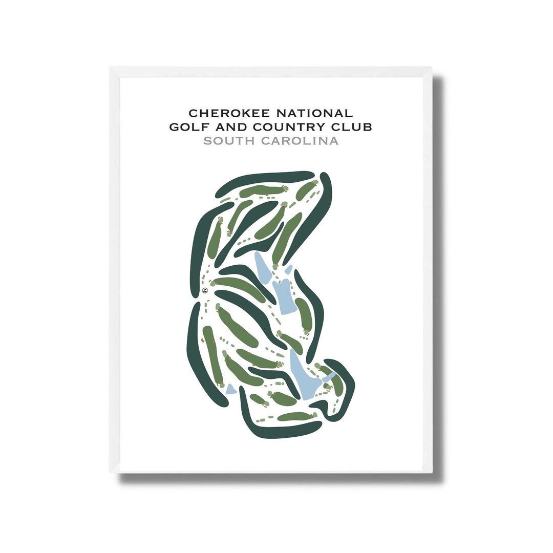 Cherokee National Golf and Country Club, SC | Golf Course Map, Golf Map ...