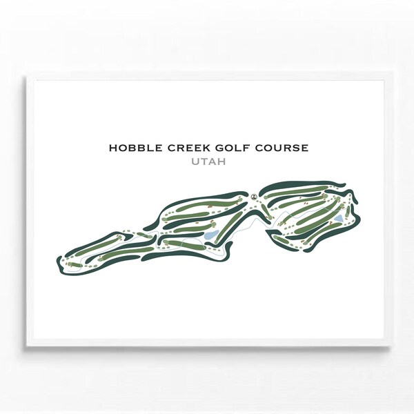 Golf Course Blue Print - Etsy