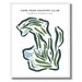 Cape Fear Country Club North Carolina Golf Course Map Golf - Etsy