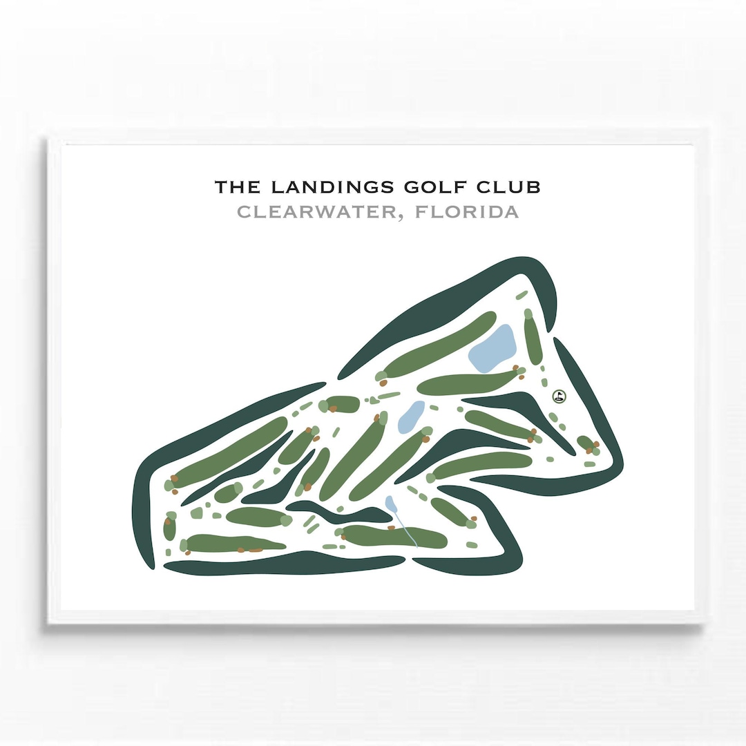 The Landings Golf Club of Clearwater, FL | Golf Course Map, Golf Map ...