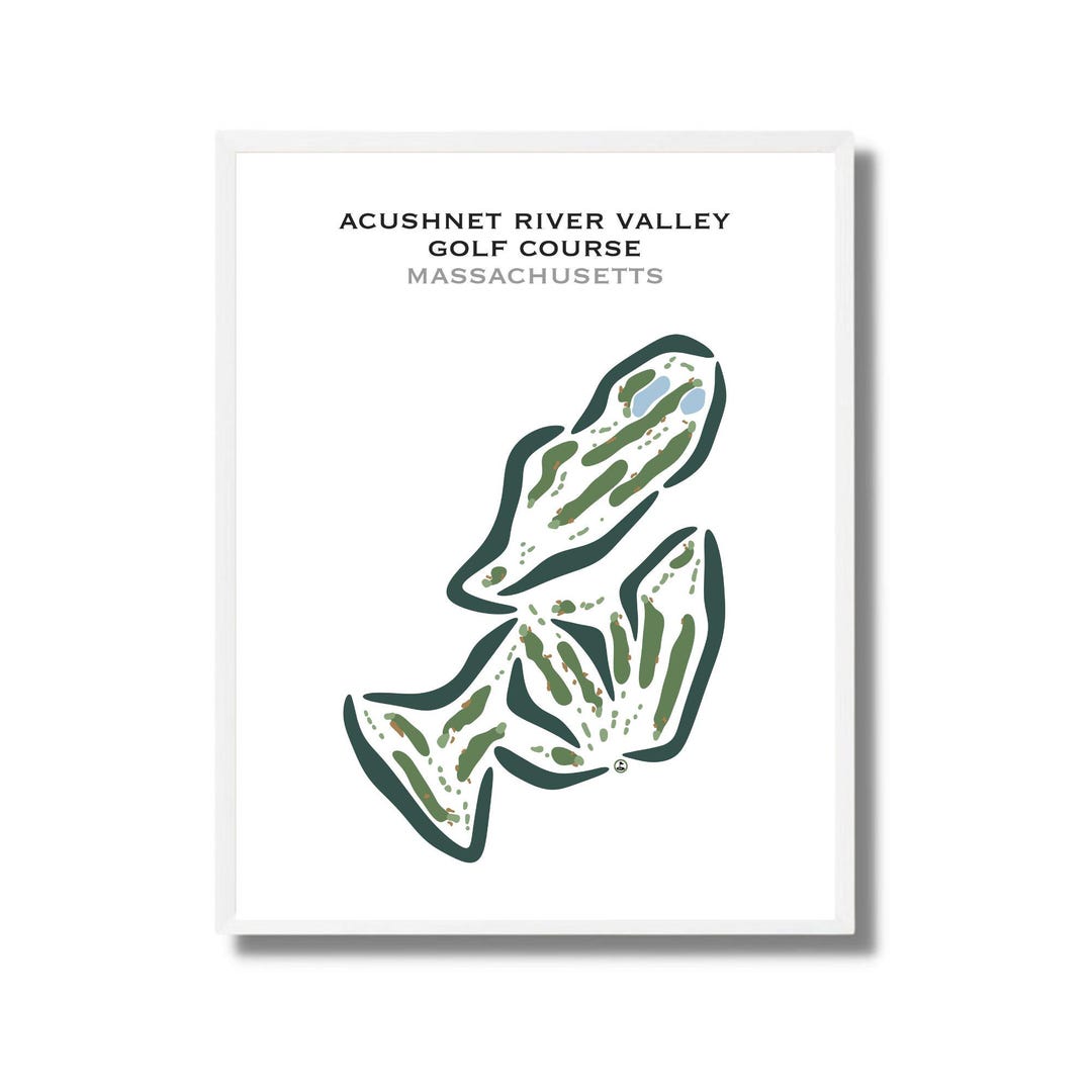 Acushnet River Valley Golf Course, MA | Golf Course Map, Golf Map ...