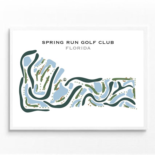 Golf Course Layout Print - Etsy